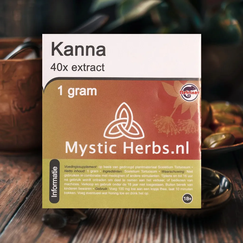 Kanna Extrakt 40x (Sceletium Tortuosum) 1g » ACIDO